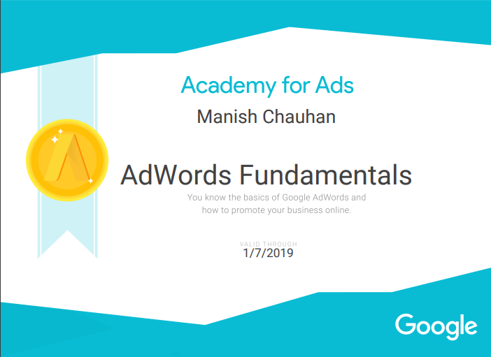 Google Adwords Certification in 2022